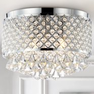 Aria 2-Light 12.25" Metal LED Flush Mount, Brass Gold - Walmart.com
