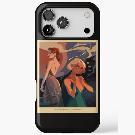 Evelyn Hugo Retro Comic Style Art iPhone Case 17 11 12 13 14 15 16 Pro ...