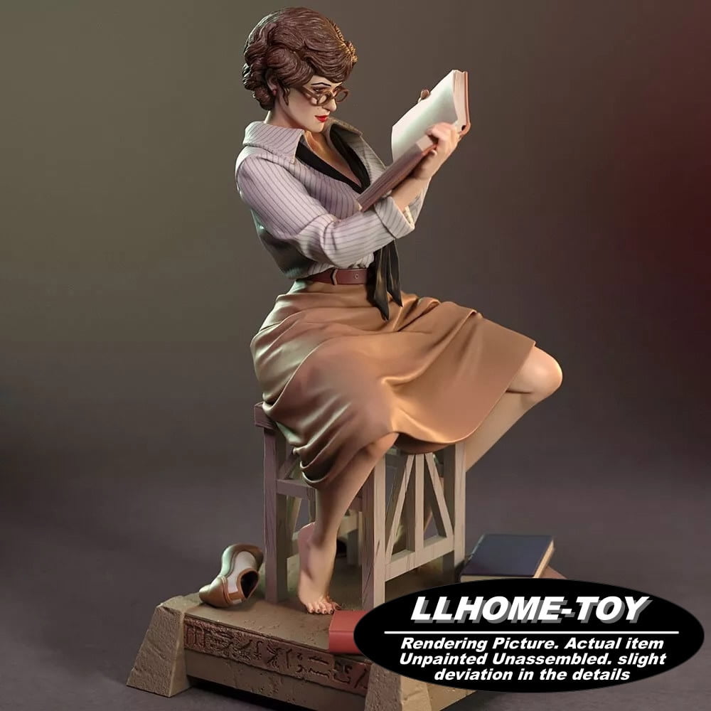 Evelyn The Mummy 23cm Tall Resin Model Kit Unpainted 3d Print GK Statue ...