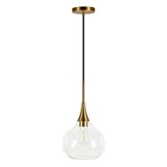 Possini Euro Design Warm Brass Mini Pendant Light 5 1/2" Wide Modern ...