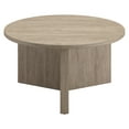 Evelyn&Zoe Anders Easy Assembly Round Medium Density Fiberboard Coffee ...