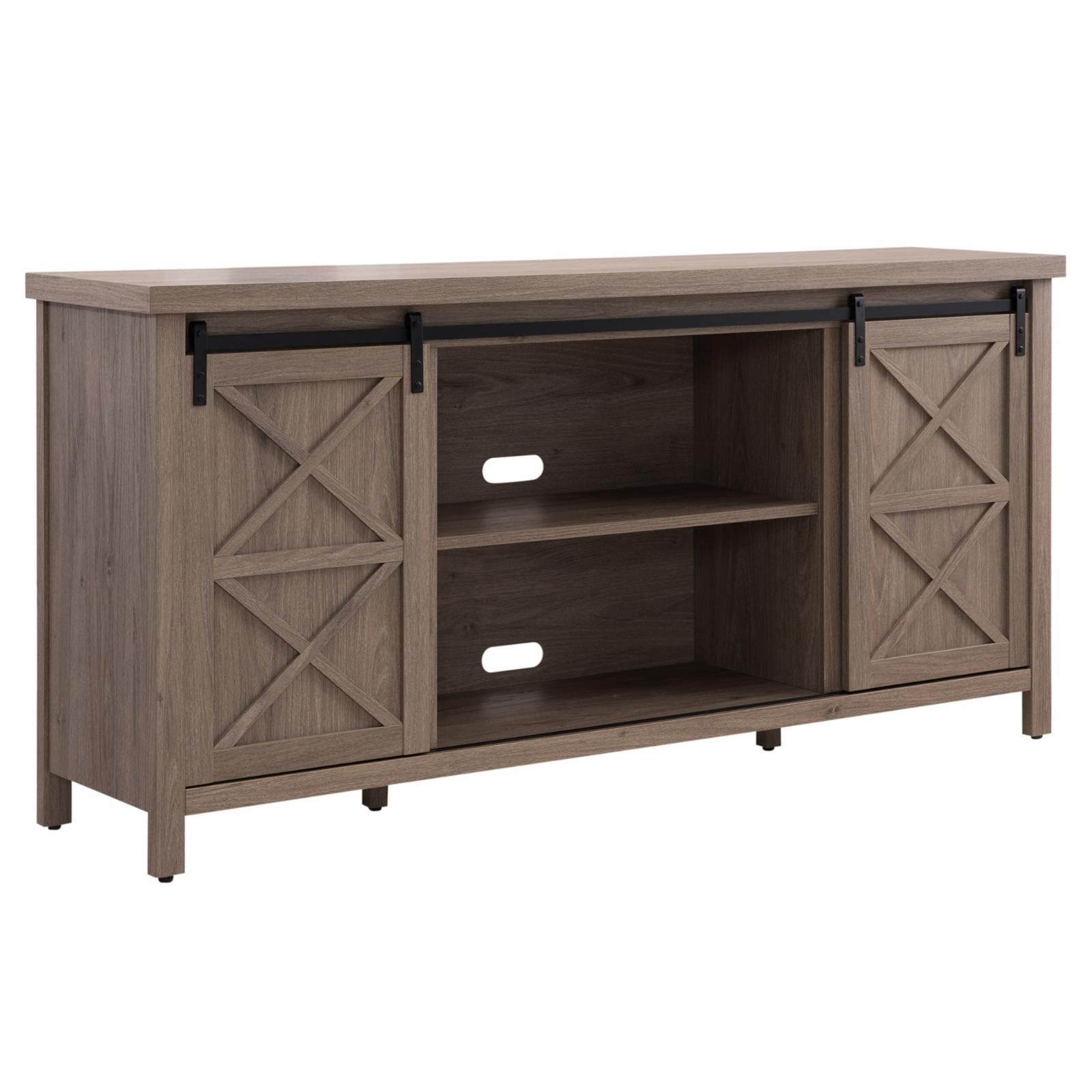 Evelyn&Zoe Elmwood Rectangular TV Stand for TV's up to 75" in Antiqued ...