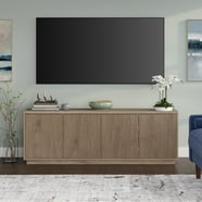 Evelyn&Zoe Holbrook Rectangular TV Stand for TV's up to 75", Antiqued ...