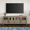 Evelyn&Zoe Holbrook Rectangular TV Stand for TV's up to 75", Antiqued ...