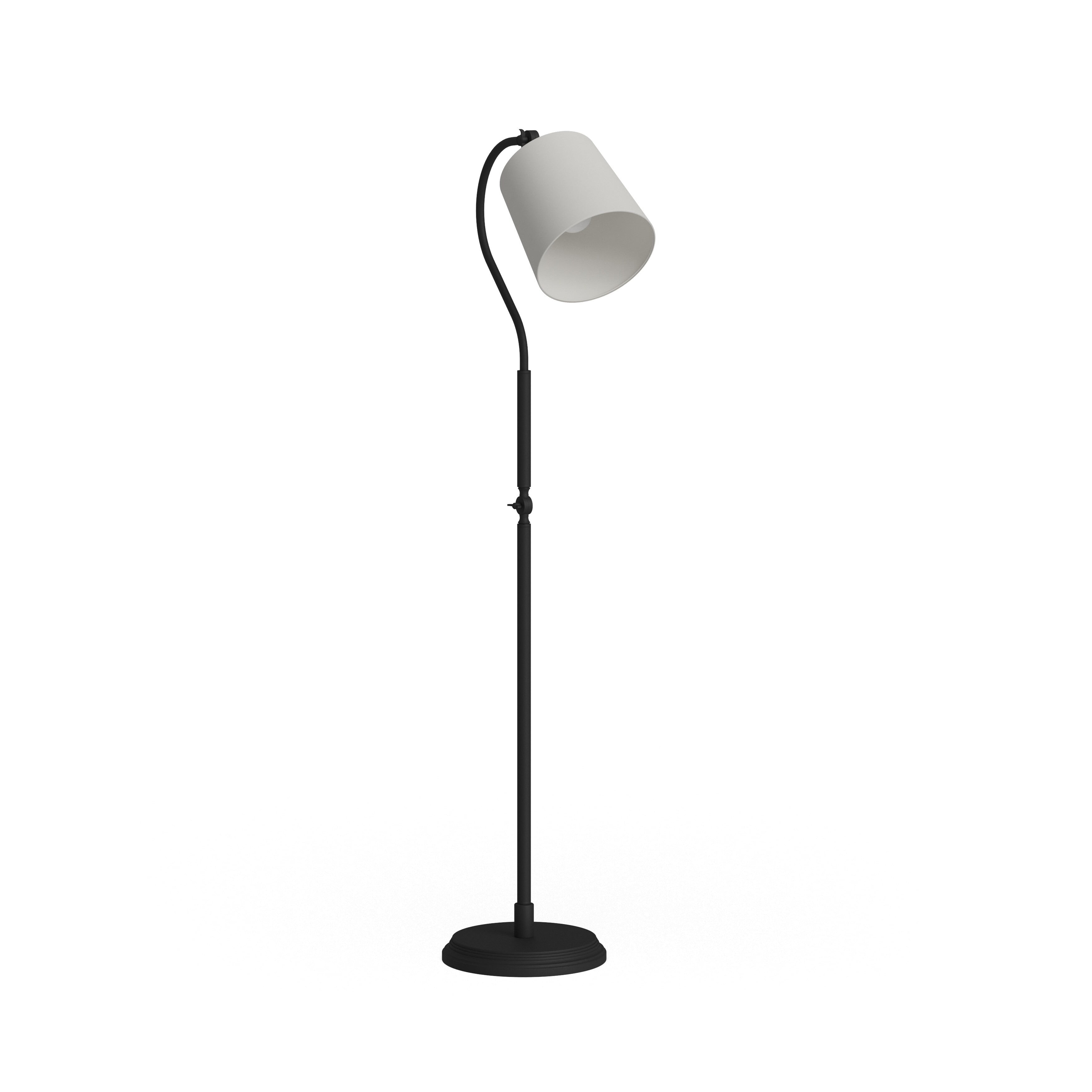 Evelyn&Zoe Industrial Metal Arc Floor Lamp - Walmart.com