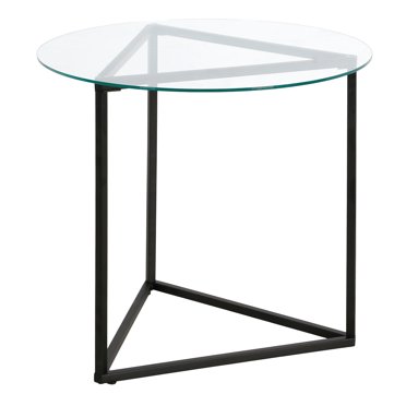 Evelyn&Zoe Lovett 24" Wide Rectangular Side Table, Brass - Walmart.com