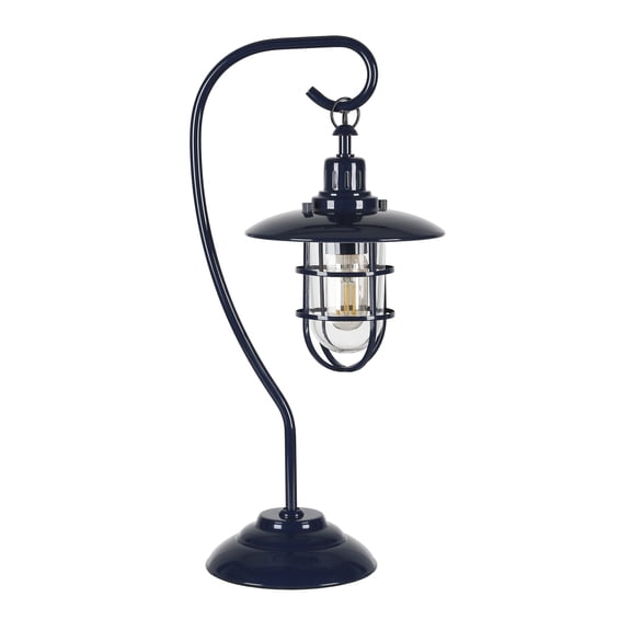 Nautical and Coastal Lamps for Home Decor with Blue and Rattan Styles