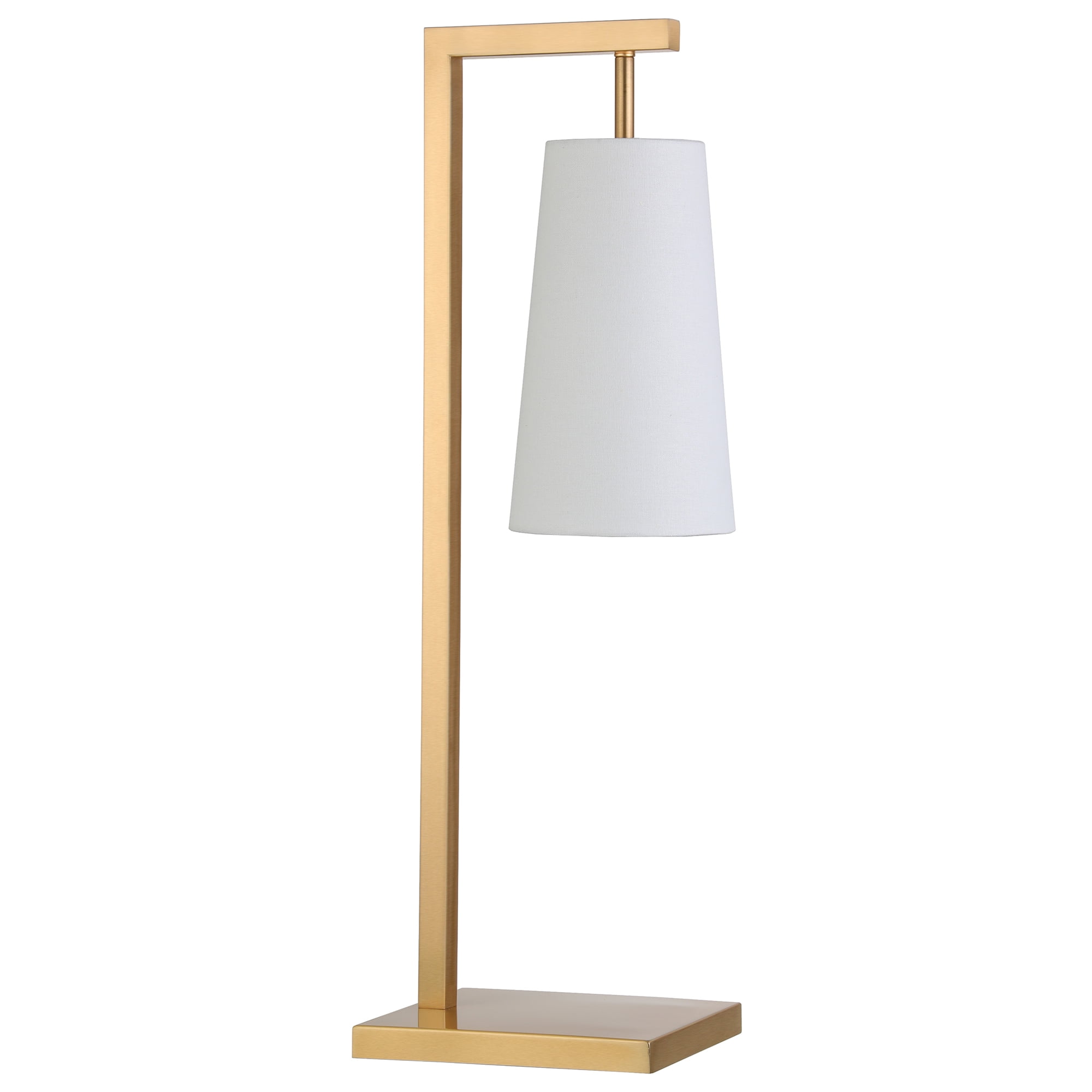 Evelyn&Zoe Moser 26" Mid-Century Modern Metal Table Lamp with White ...