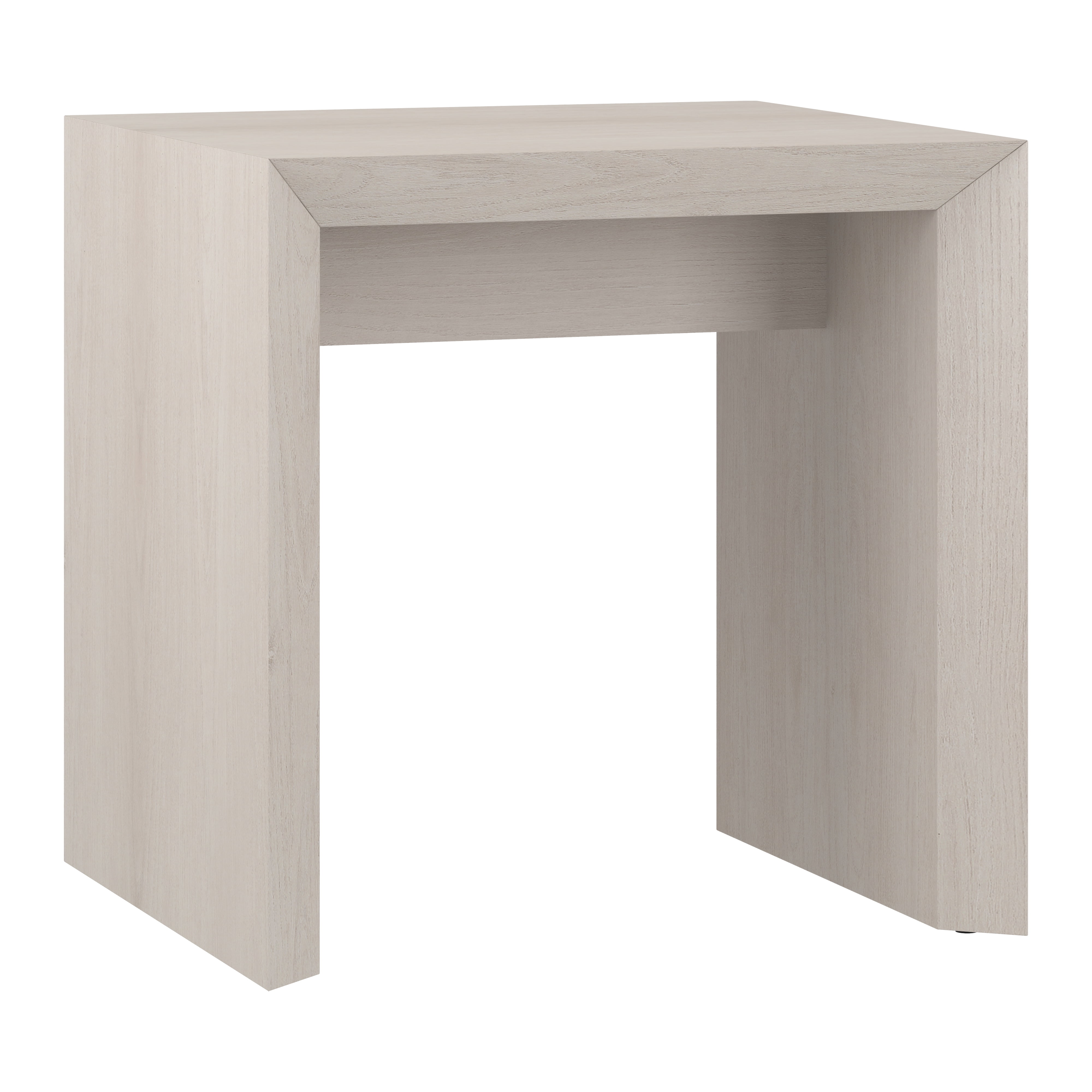 Evelyn&Zoe Oswin 22" Wide Rectangular Side Table, Alder White - Walmart.com