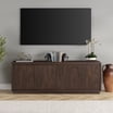 Evelyn&Zoe Presque Rectangular TV Stand for TV's up to 75", Alder White ...