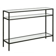 Evelyn&Zoe Nellie 42" Wide Rectangular Console Table with Metal Shelf ...