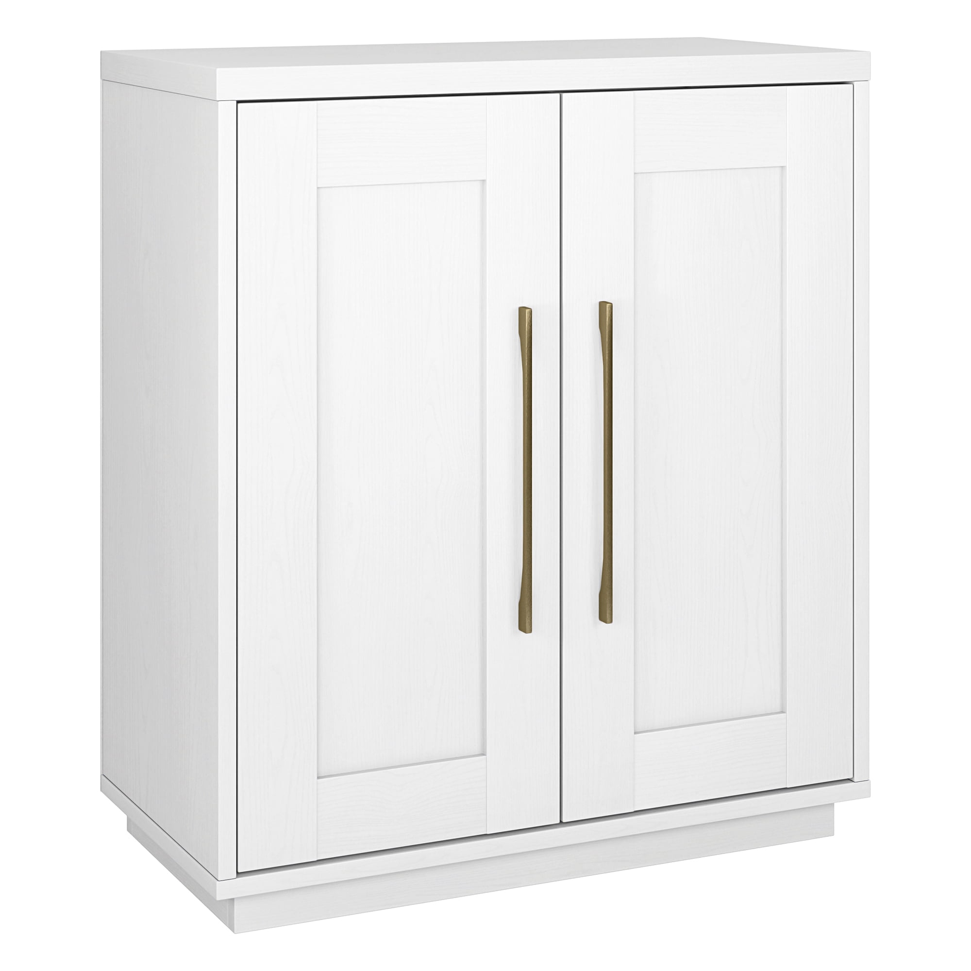 Evelyn&Zoe Tillman 28" Wide Rectangular Accent Cabinet, White - Walmart.com