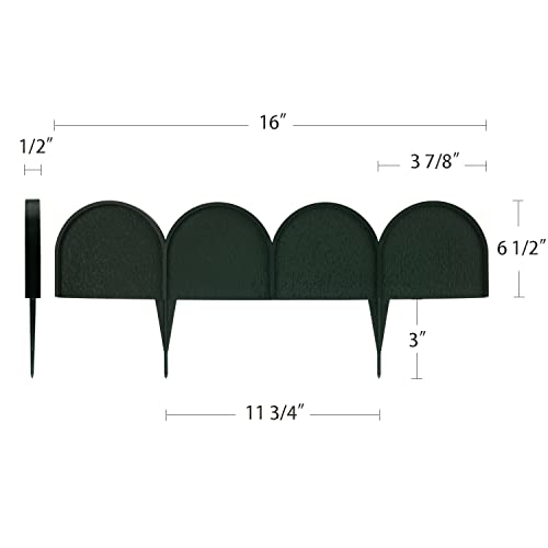 Evelyne Garden Border Edging in Half Round (Semicircle) Arched Design ...