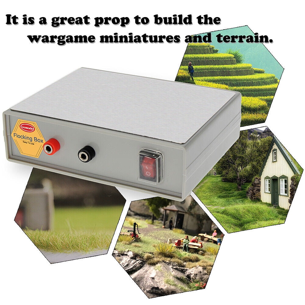 Evemodel Flocking Box Static Grass Flocking Applicator Machine Model ...