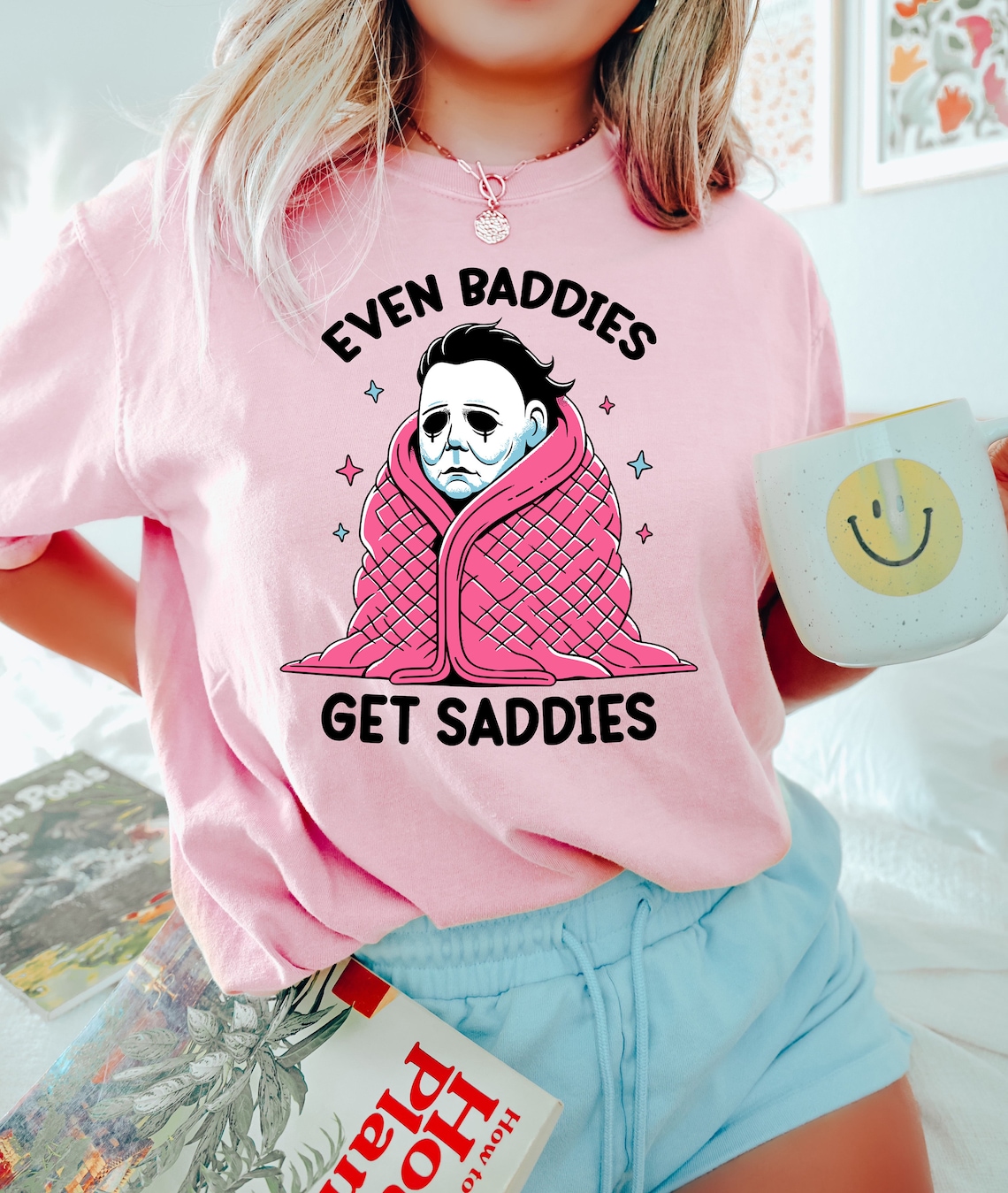 Even Baddies Get Saddies Shirt, Funny Horror Meme T Shirt, Mental ...