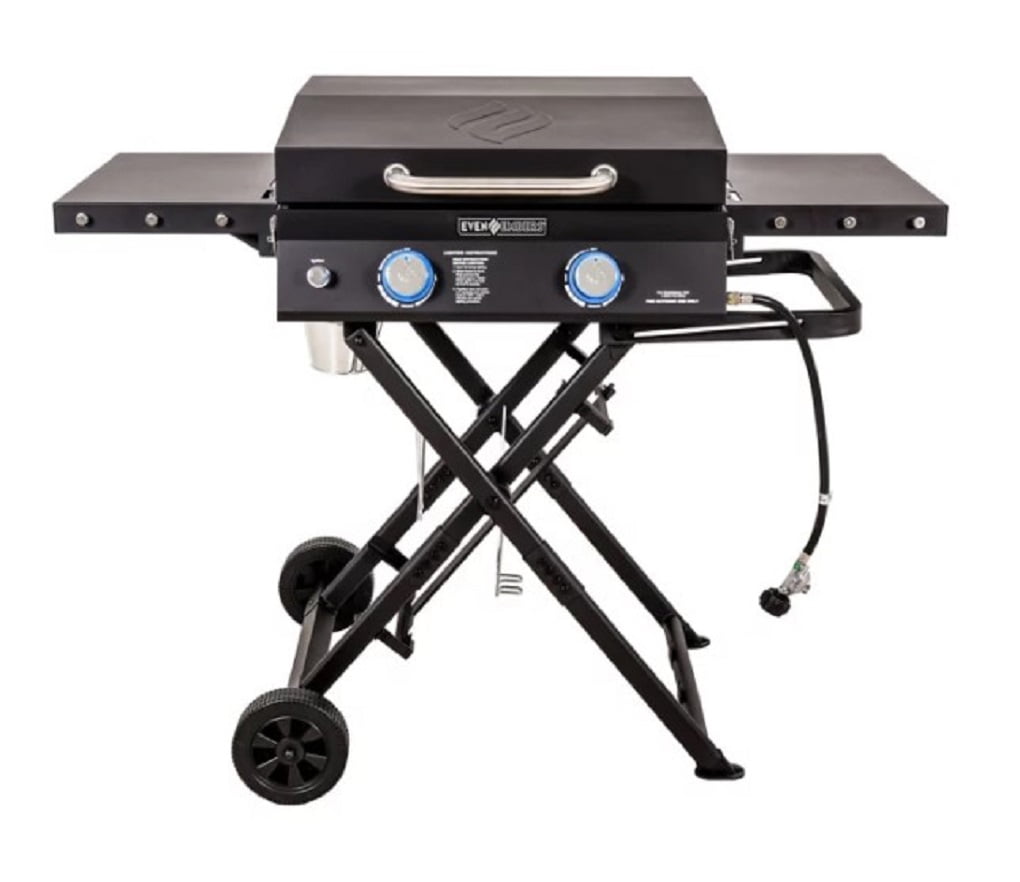 Even Embers GAS3240AS Grill & Go 2-Burner Portable Griddle w ...