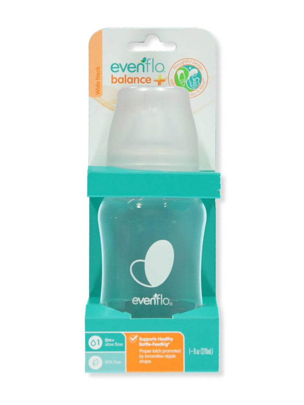 Evenflo Balance + Wide Neck Bottles - 9oz 1 pack - Walmart.com