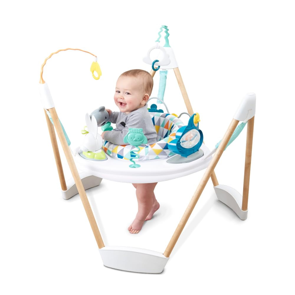 Evenflo Exersaucer Woodland Wonder Baby Activity Center - 13+ Colorful ...