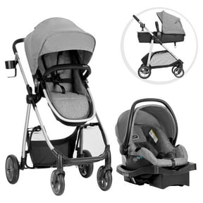 Monbebe Car Seat Stroller Combo, 360 Rotating Modular Travel System ...