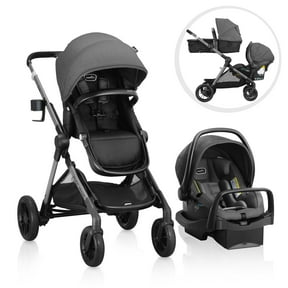 Monbebe Car Seat Stroller Combo, 360 Rotating Modular Travel System ...