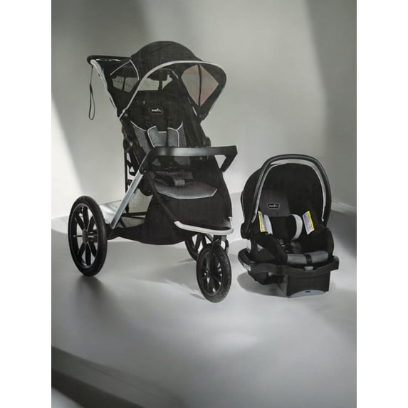 Evenflo Victory Plus Jogging Travel System w/LITEMAX 35 Rear-Facing Car ...