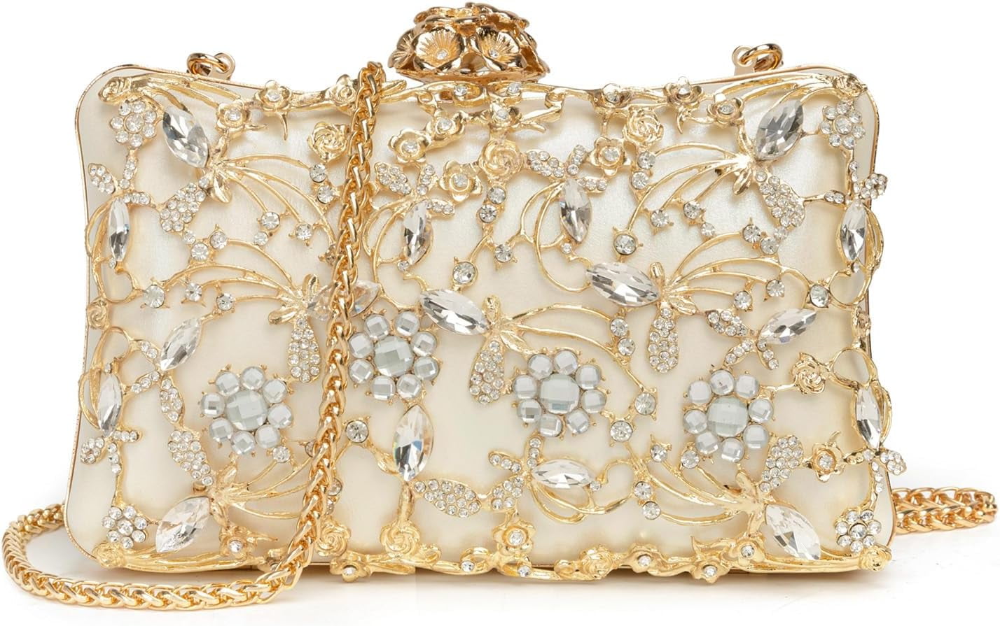 Evening Bag Clutch Purses for Women Rhinestones Purse Sparkling Party ...
