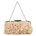Evening Bag - Ruffled with Frame Tuck Lock Design Clutch evening Bag ...