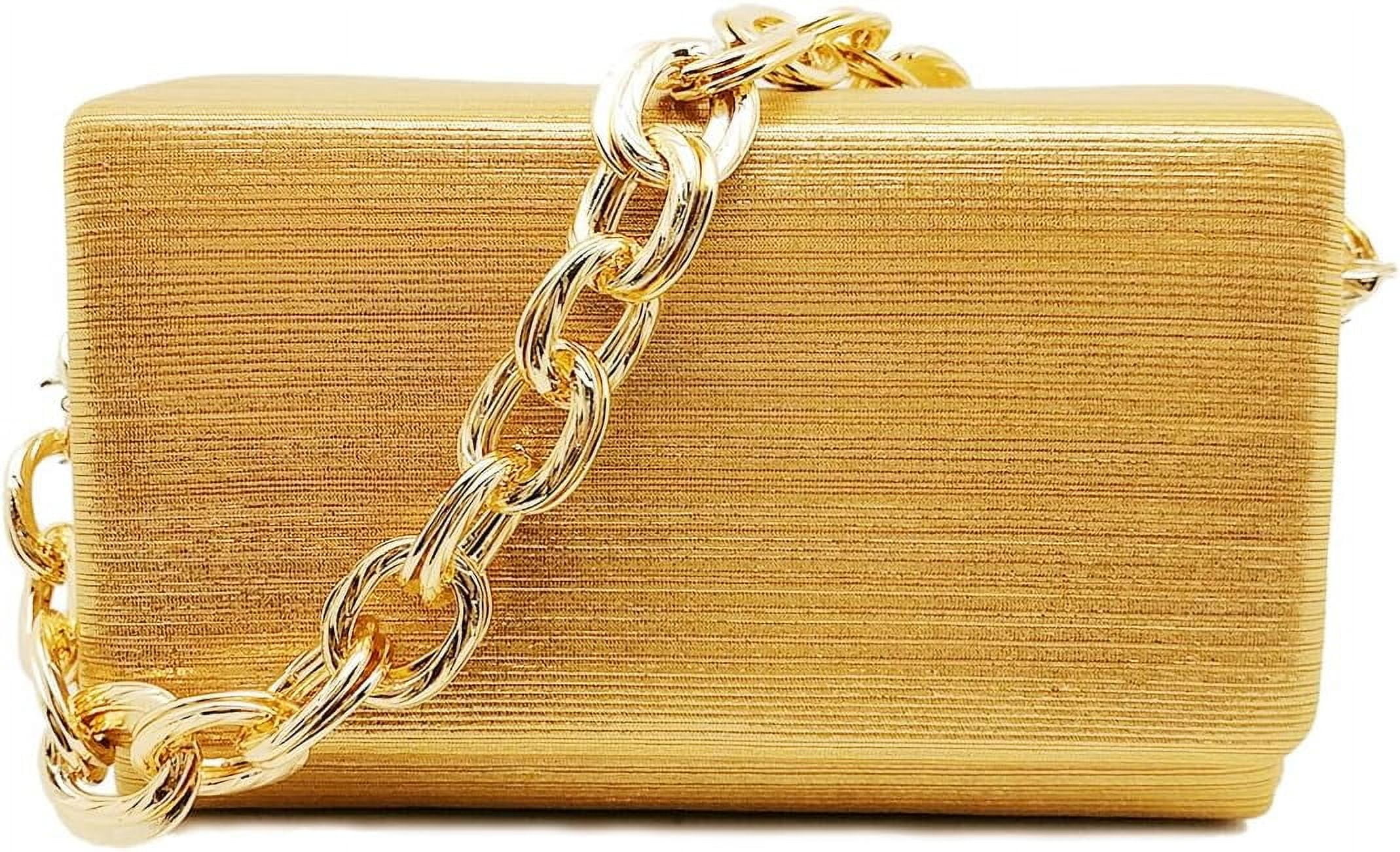 Evening Bag for Women Square Box Clutch Bag Bridal Wedding Purse ...