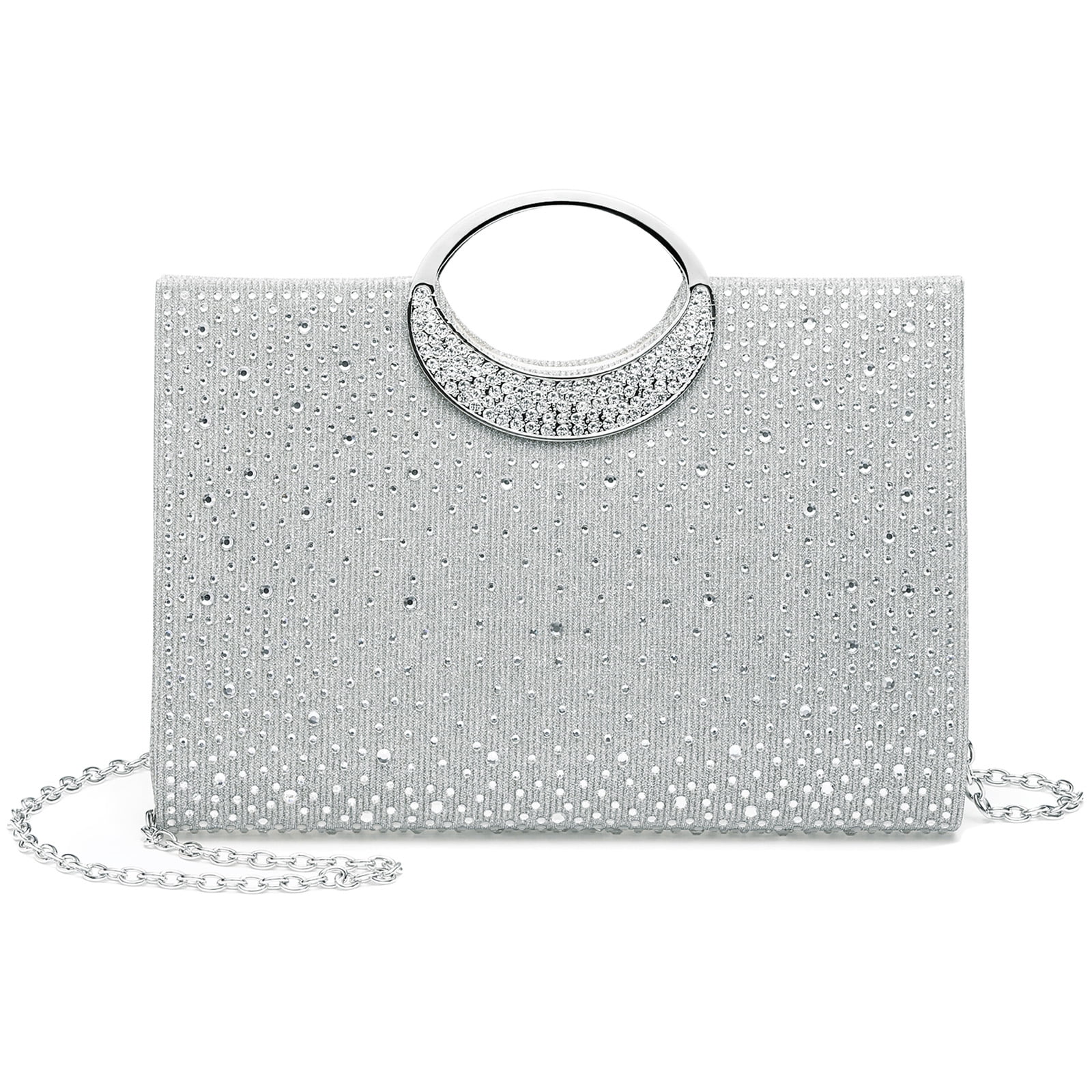 Evening Bags Clutch Purses for Women Formal, Rhinestone Handbags Purse ...