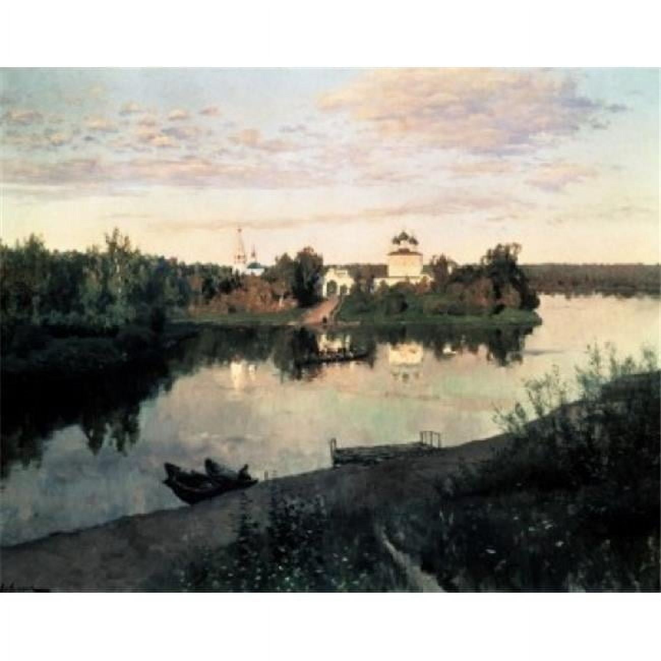 Evening Bells 1892 Isaak IlIc Levitan, 1860-1900 Russian Oil On Canvas ...