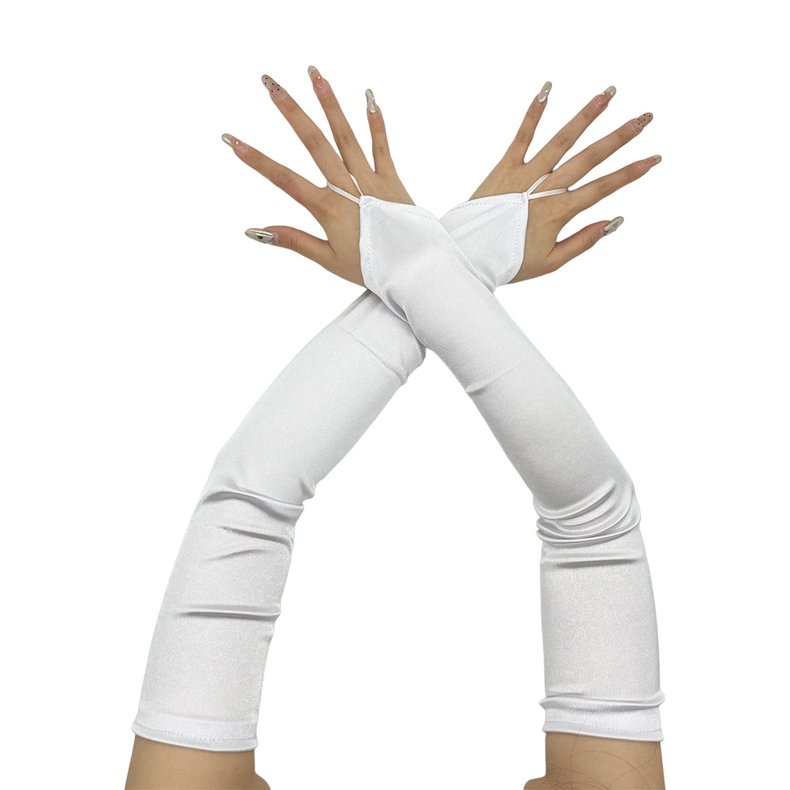 Evening Dinner Gloves with Satins for Proms for Women and Girls 1920s ...