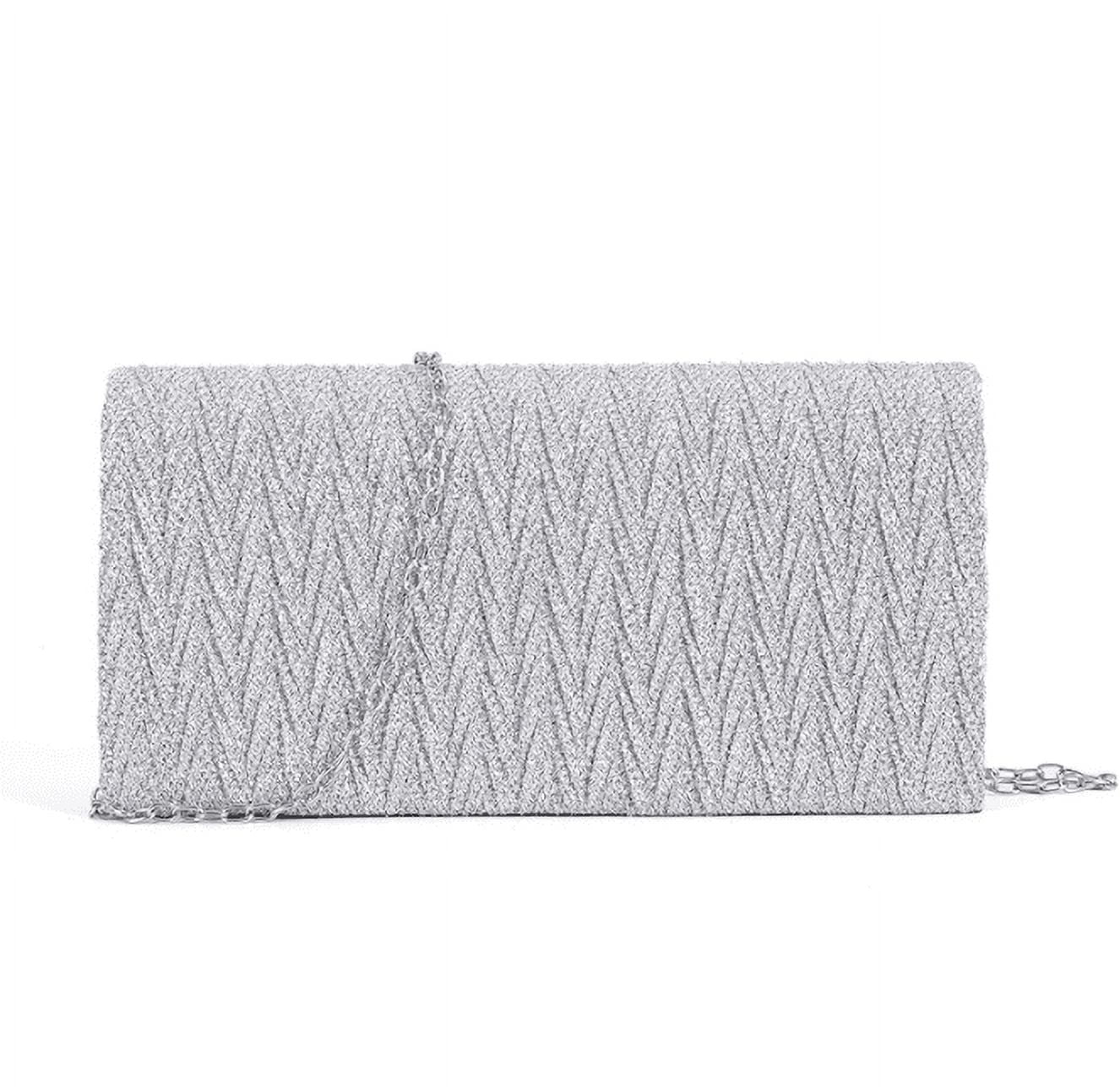 Evening Formal Purses for Women Shiny Clutch Glitter Handbags with ...