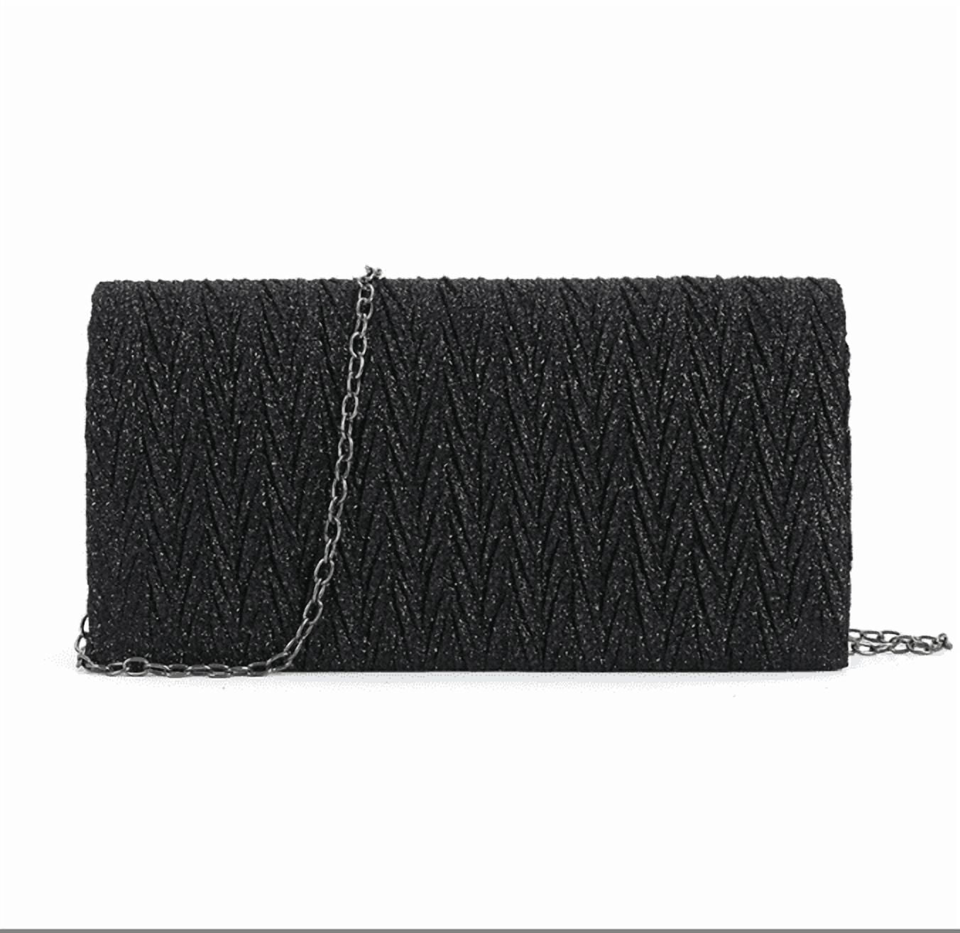 Evening Formal Purses for Women Shiny Clutch Glitter Handbags with ...