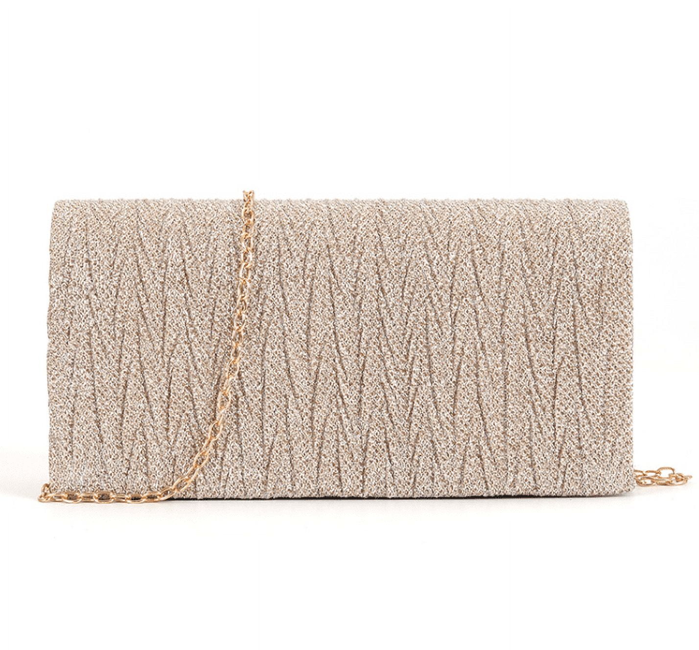 Evening Formal Purses for Women Shiny Clutch Glitter Handbags with ...