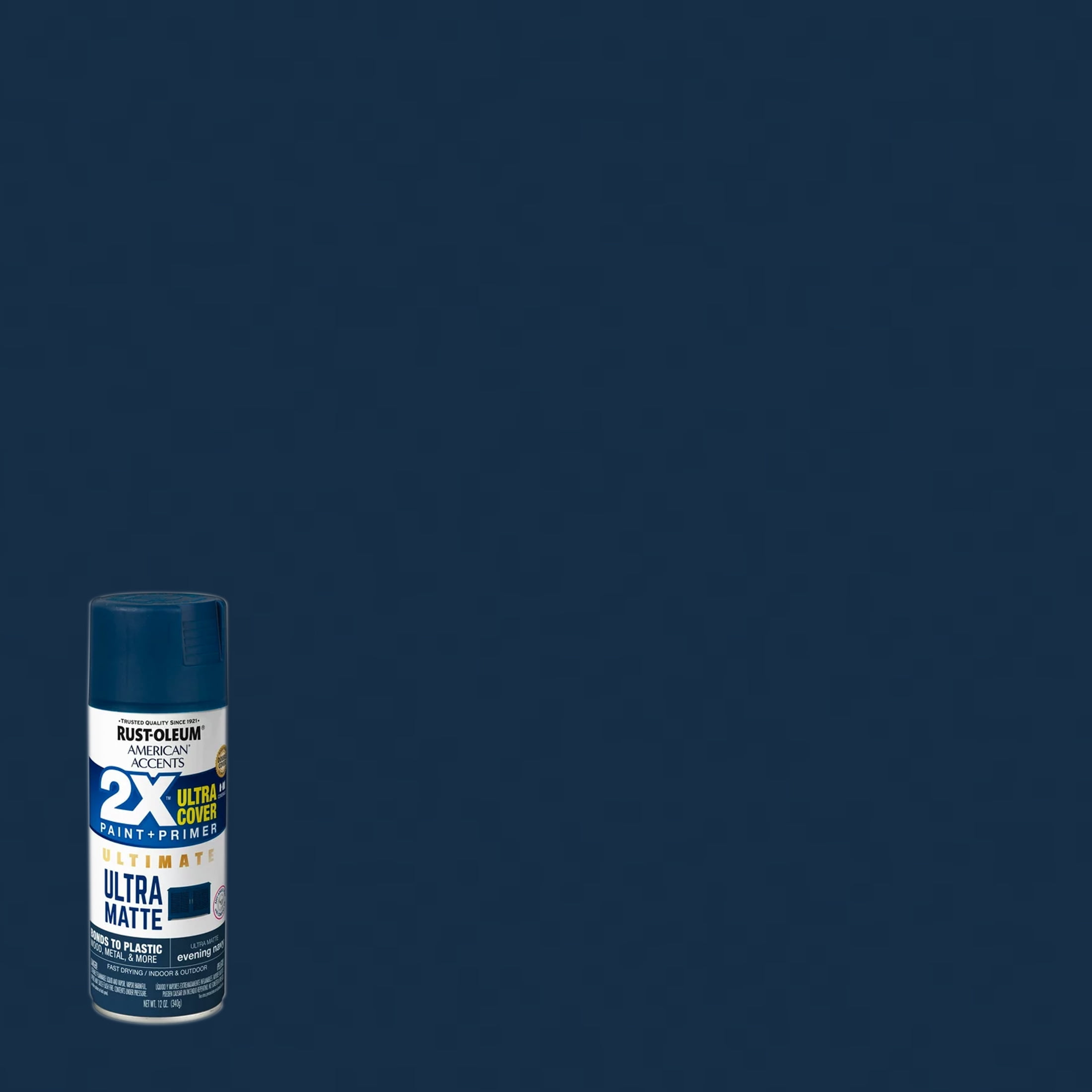 6 Pack, Evening Navy Rust-Oleum American Accents 2X Ultra Cover Matte ...