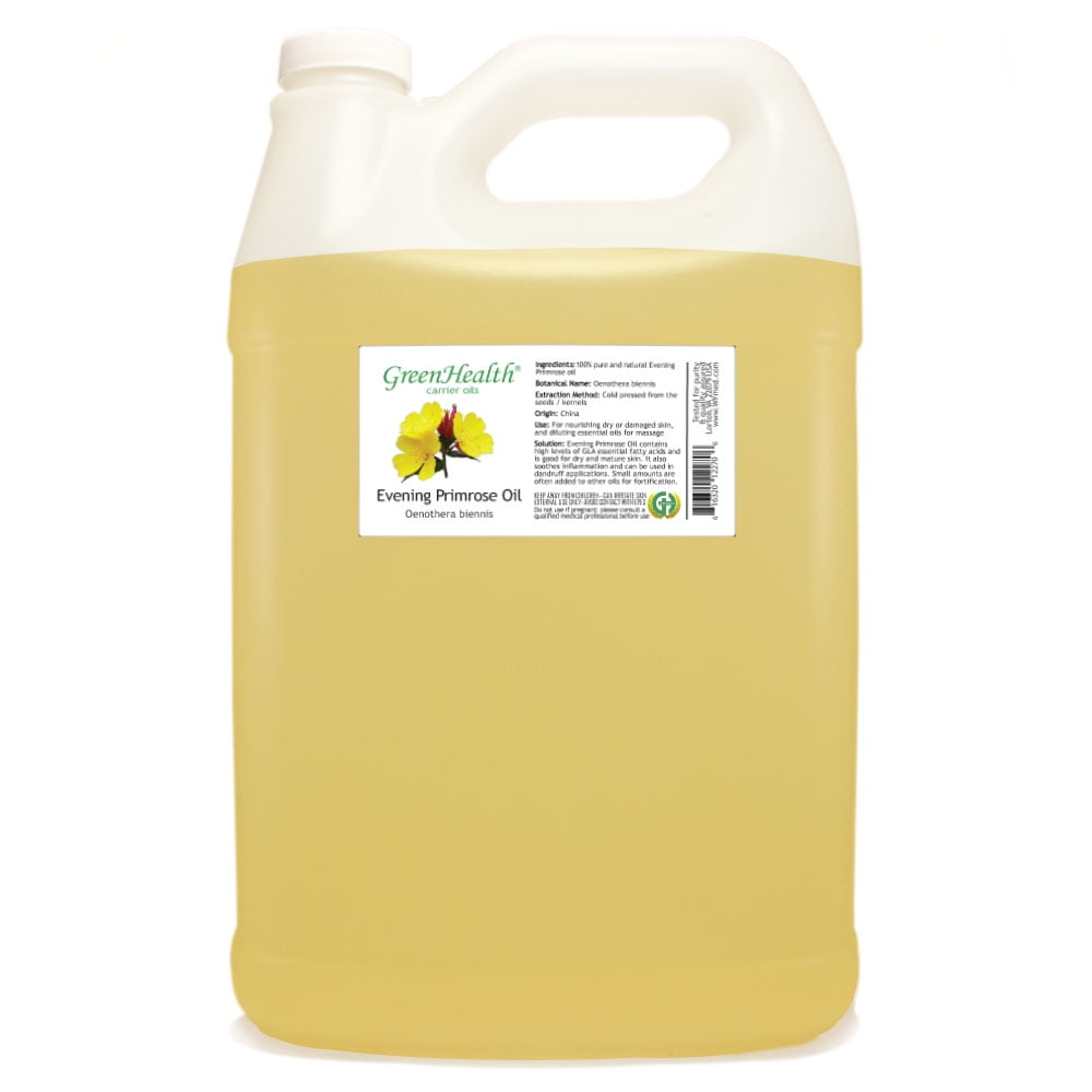 Evening Primrose Carrier Oil - 1 Gallon - Clear Plastic Jug w/ Cap ...