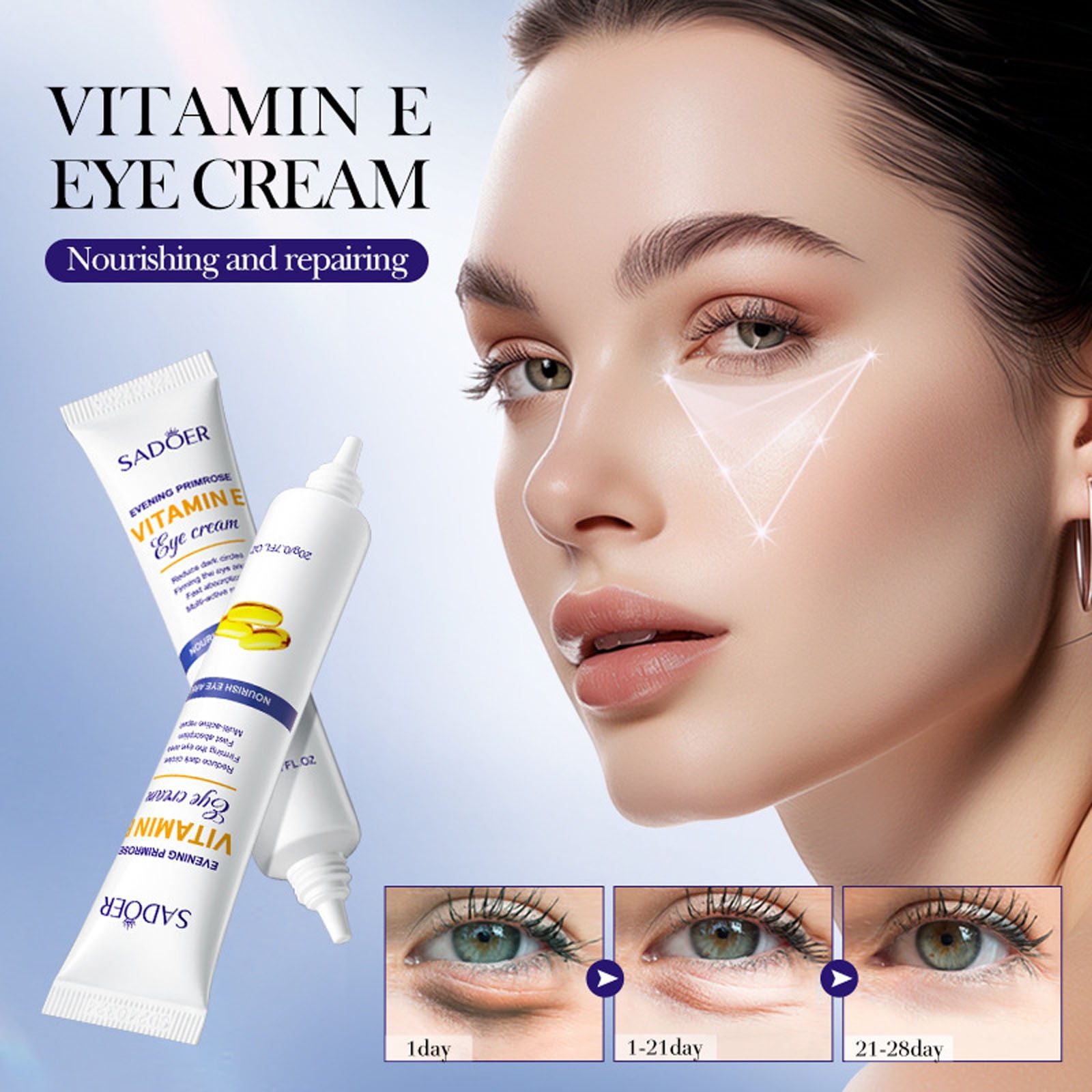Evening Primrose Eye Cream with Vitamin E | Firming Anti-Aging Eye ...