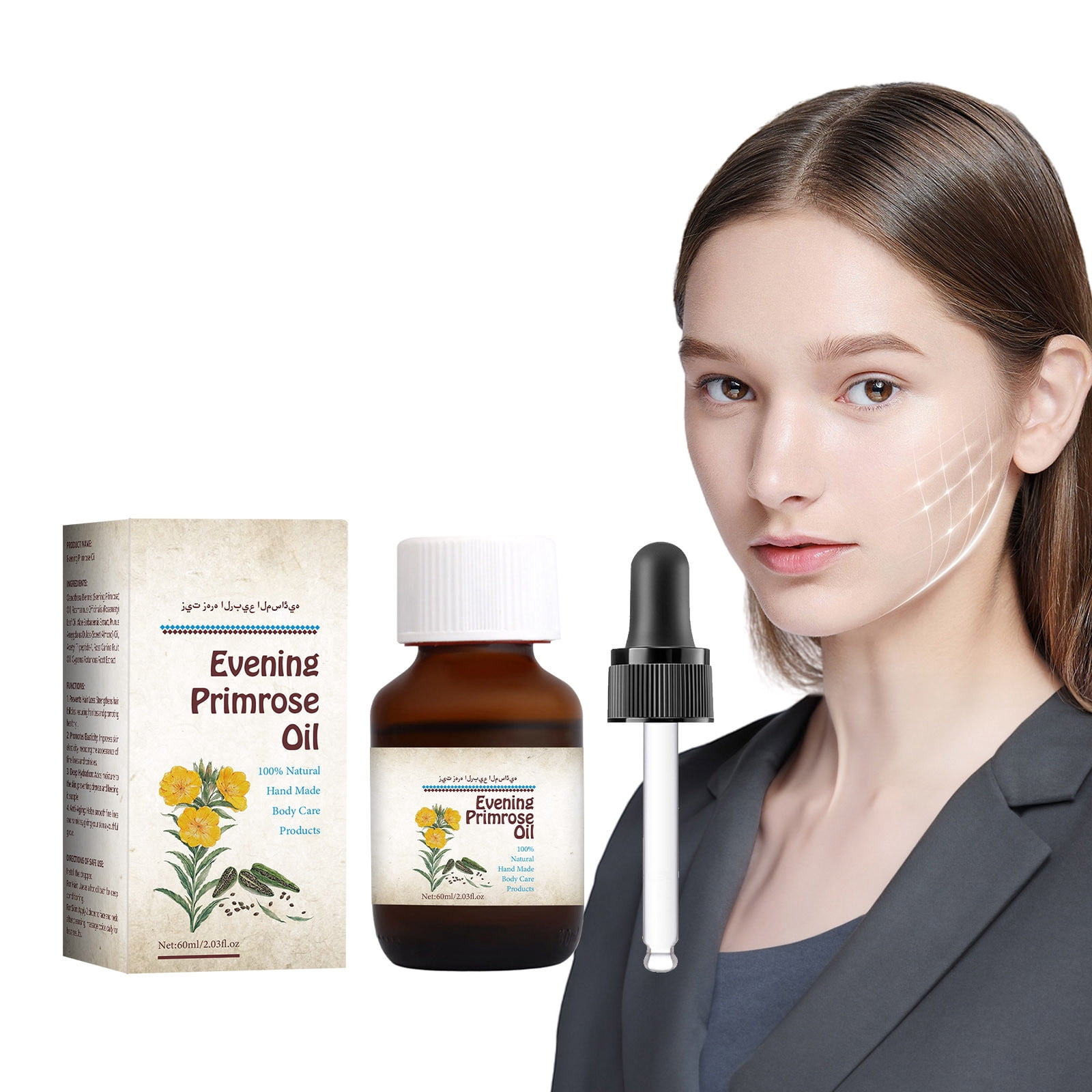 Evening Primrose Oil, Cyperus Rotundus Oil For Hair Removal, Reducing ...