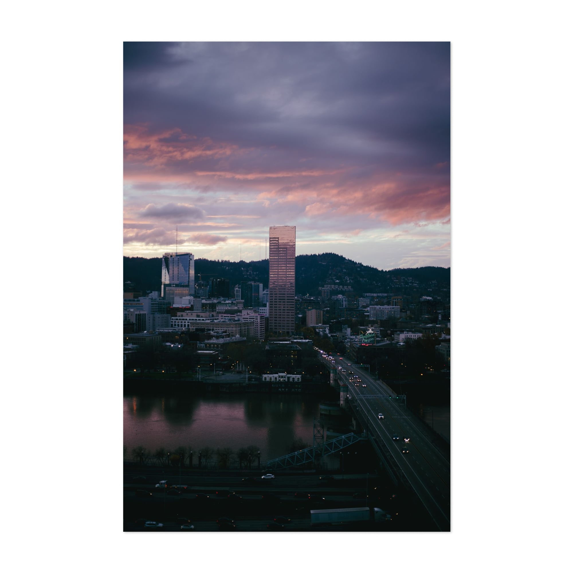 Evenings in Portland - Portland Oregon Photography Cityscape Skyline ...
