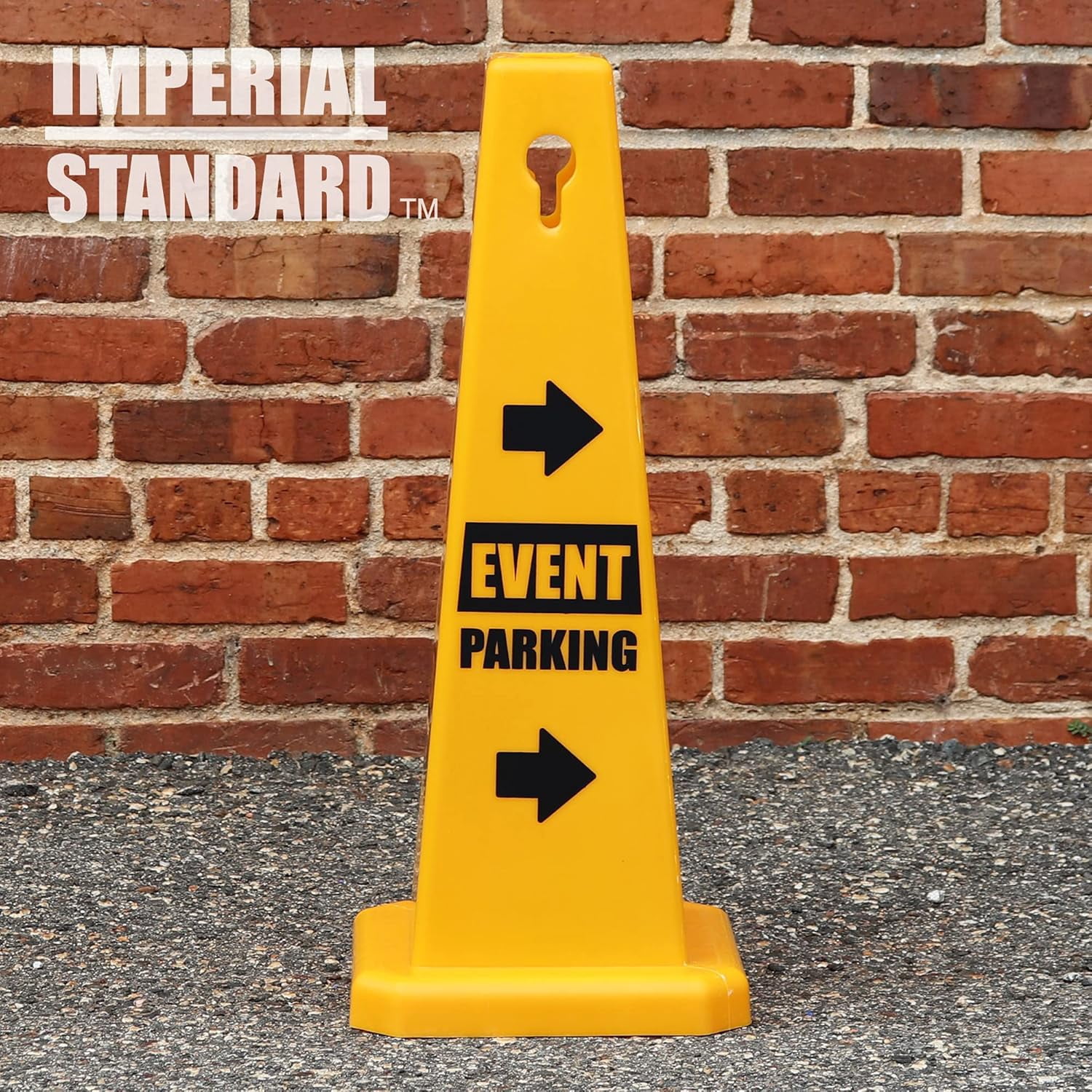 Event Parking Cones - 28" Yellow Cones with Event Parking Signs ...