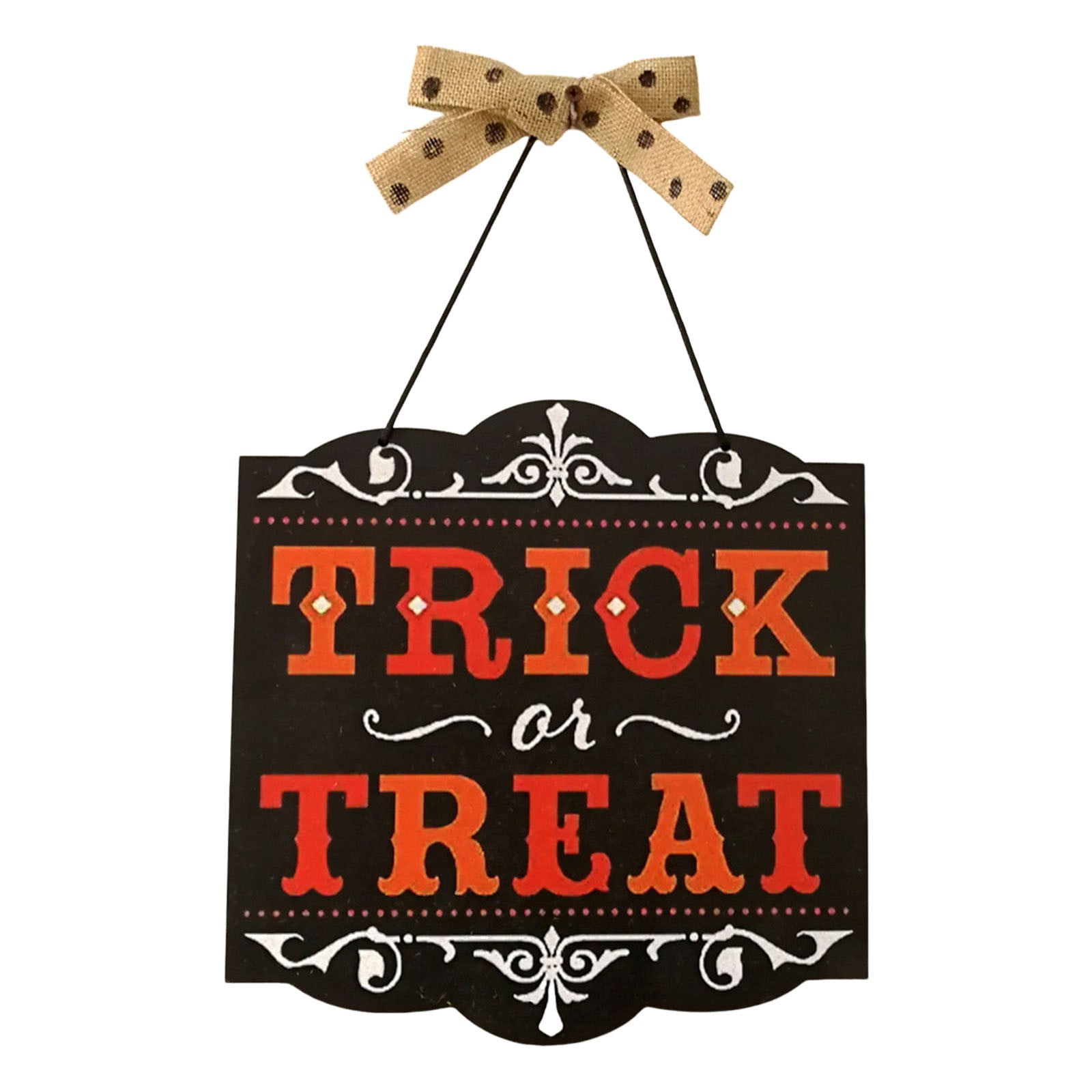 Event & Party Halloween Party Witch Hat Sign Wooden Craft Ornament ...