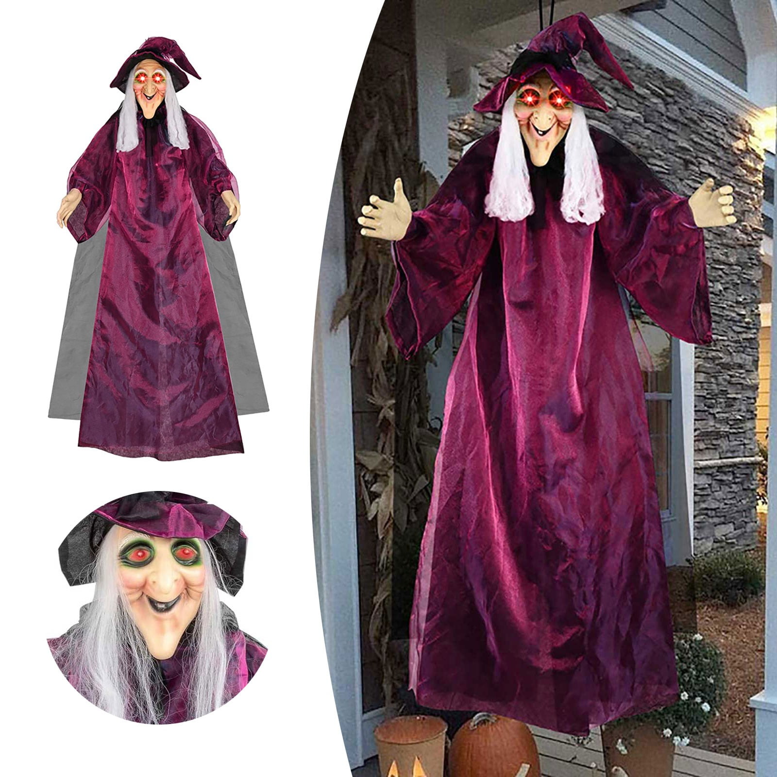 Event & Party Halloween Spooktacular Talking Witch Decorations Your ...