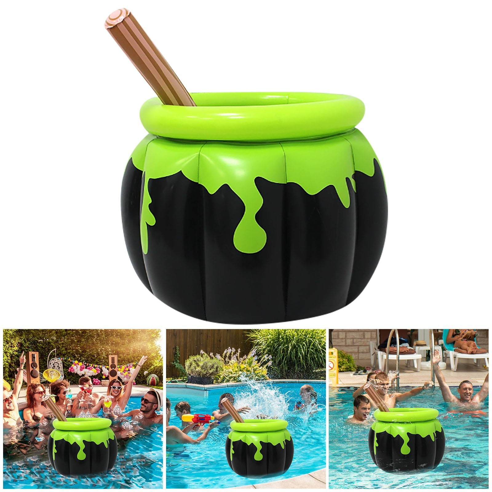 Event & Party Inflatable Ice Bucket for Halloween Pool Beach Cooler ...