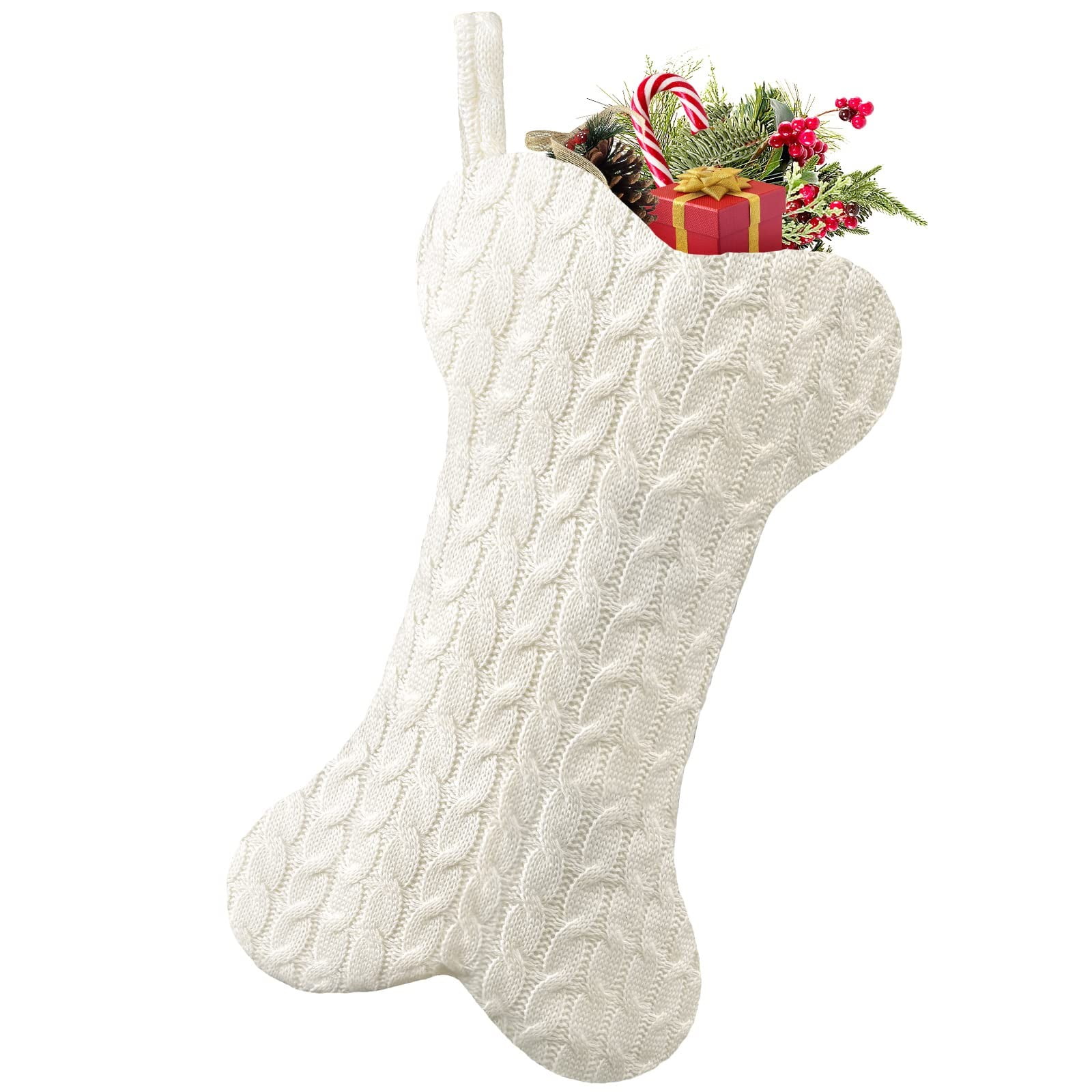 Event & Party Supplies,Dog Christmas Stocking Knit Stocking For Dogs ...