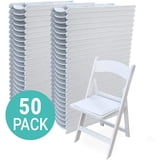 EventStable Titan PRO 50-Pack Resin Folding Chair - Outdoor, White ...