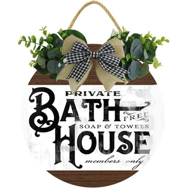 Life is like the Bathroom 20x48 inches | Bathroom Decor | Bathroom ...