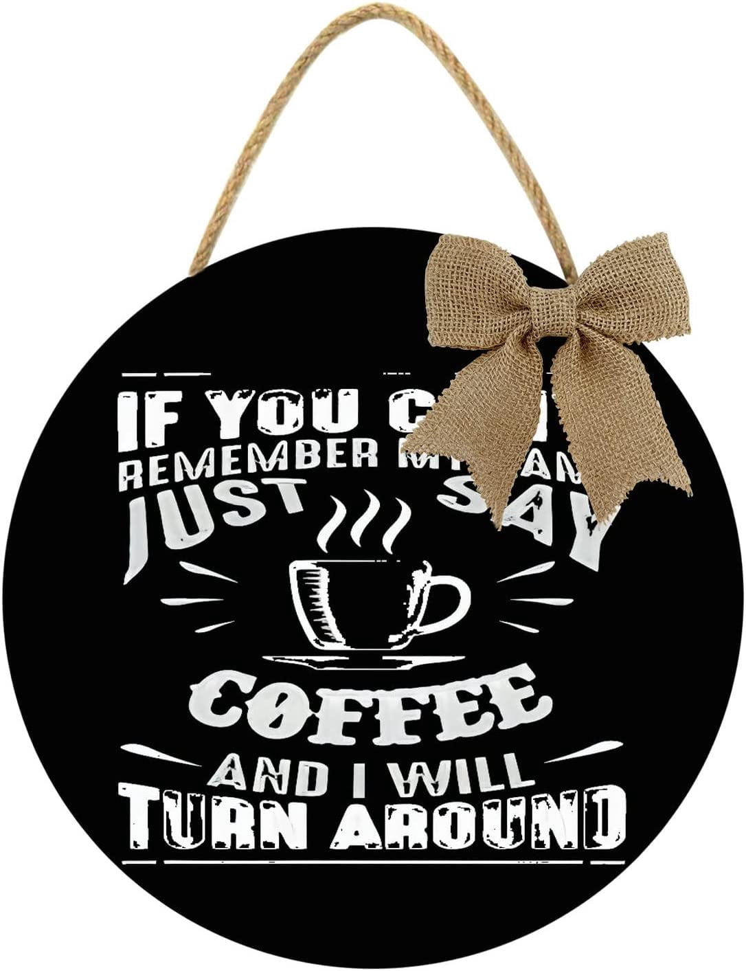 Eveokoki 11" Coffee Bar Wall Signs Decor, If You Can T Remember My Name ...