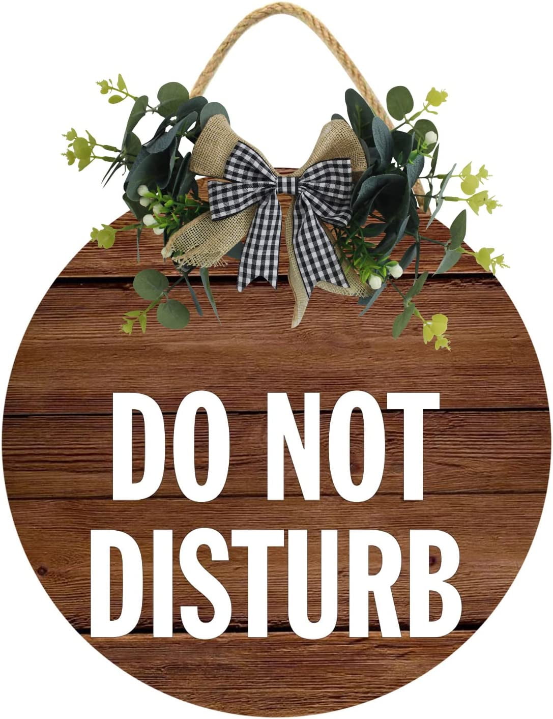 Eveokoki 11" Do Not Disturb Door Hanger Sign, Do Not Disturb Sign ...