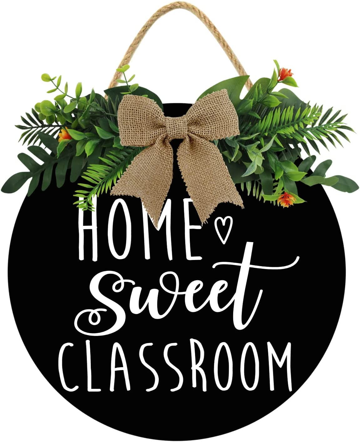 Eveokoki 11" Home Sweet Classroom Decor for Farmhouse Porch Decorations ...