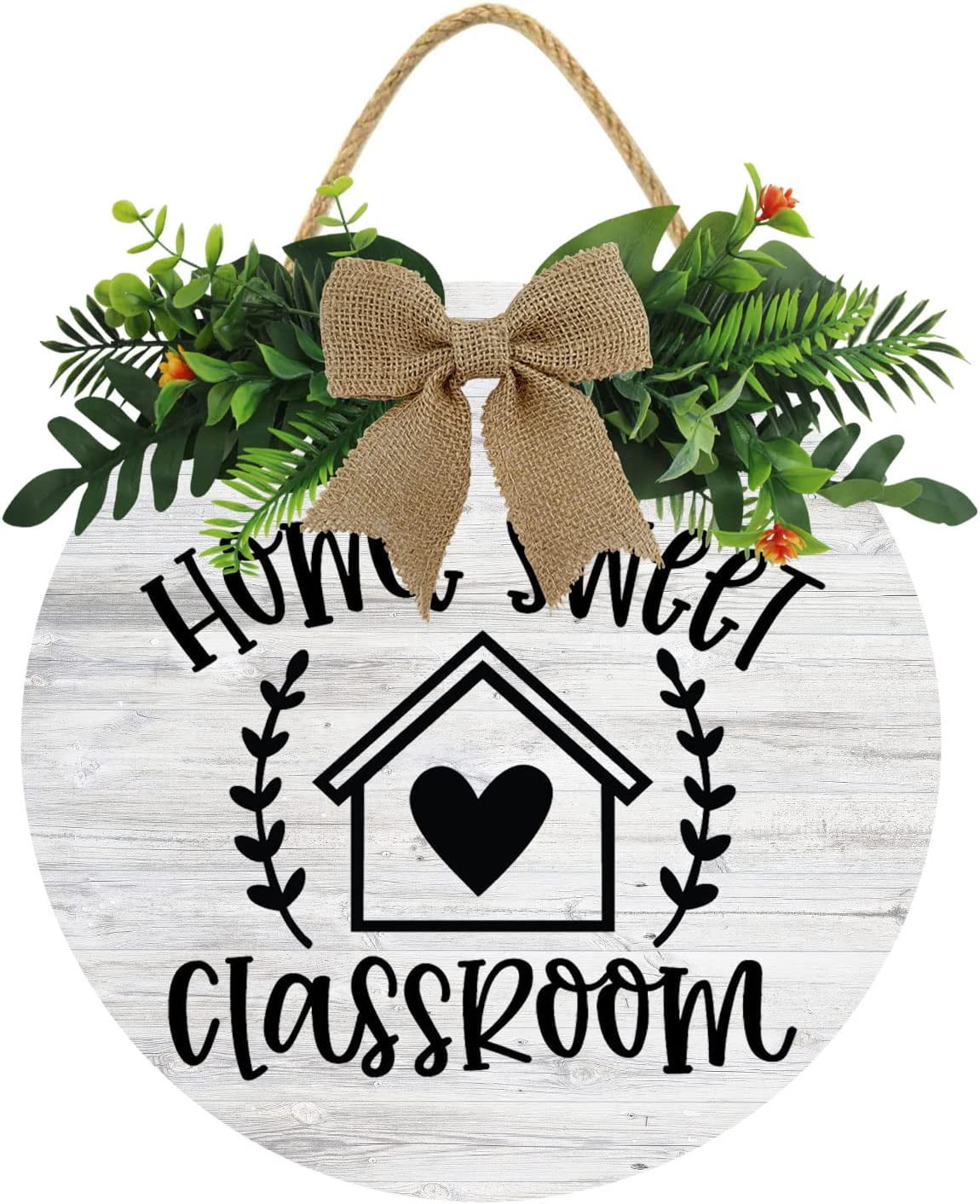 Eveokoki 11" Home Sweet Classroom Decor for Farmhouse Porch Decorations ...